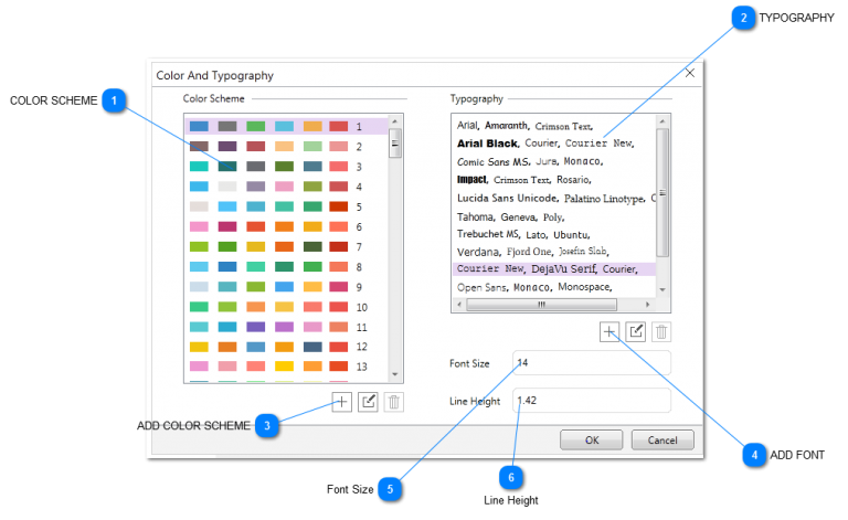 Choose Color Scheme & Typography Options - TemplateToaster Web Design ...