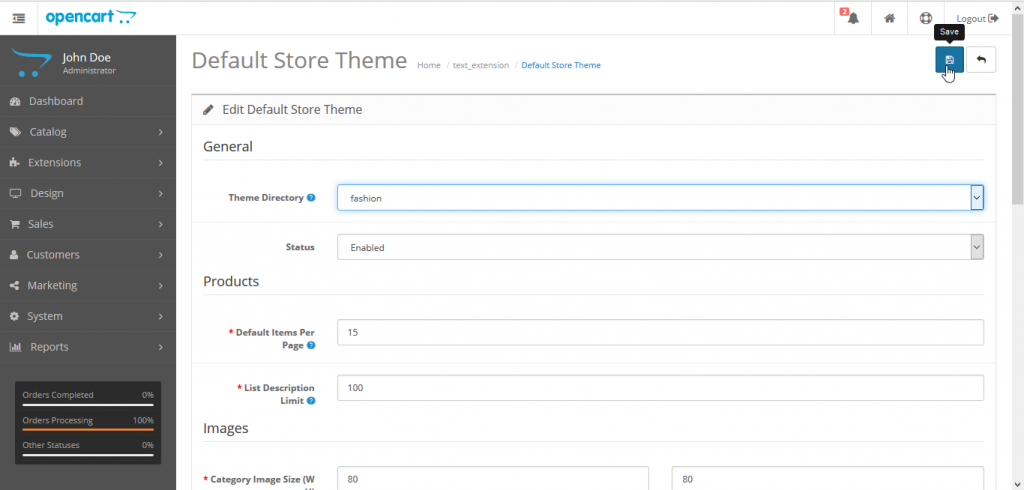 Step By Step Guide On How To Upload A Theme In Opencart Cms