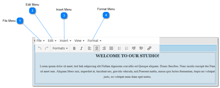 Row/Column Editor in Page Editor - TemplateToaster Web Design Software